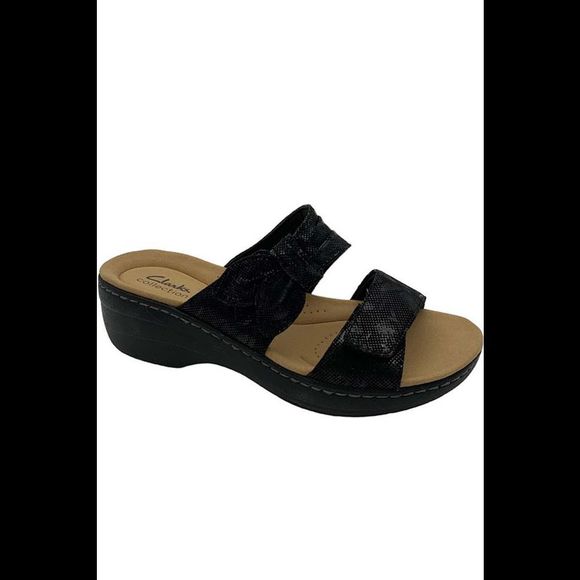 Clarks | Shoes | Clarks Collection Adjustable Slide Sandals Merliah ...